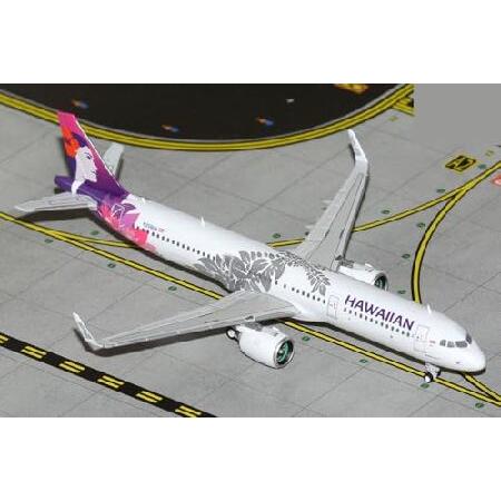 GeminiJets GJHAL2302 Hawaiian Airlines Airbus A321neo N208HA; Scale 1: ...