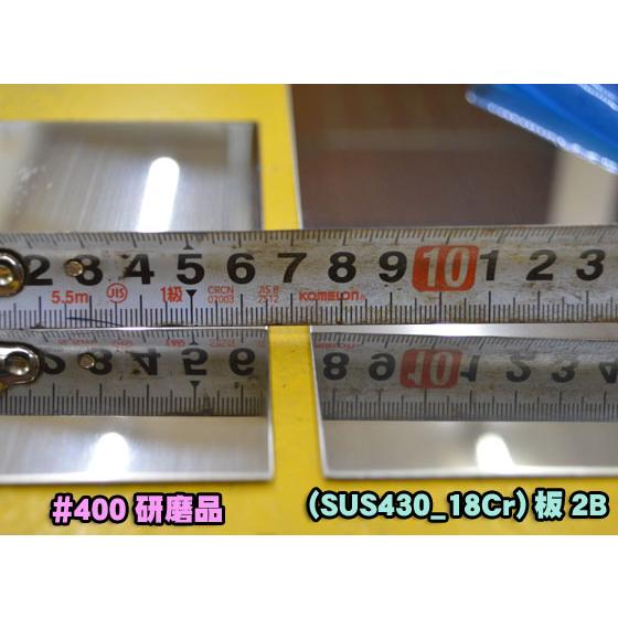 ステンレス(SUS430-18Cr)2B板(0.8〜3.0mm厚)の(1000x500〜300x200mm)定寸・枚数販売（1カット無料サービス） : 横山テクノストア - 通販 ...