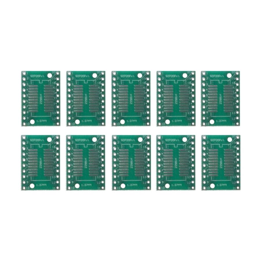 SOP/SSOP 20ピン to DIP20ピン 変換基盤 10枚セット : 201812epa0177 : TECHSPACE - 通販 ...