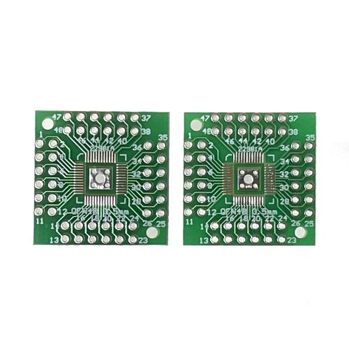 QFN48ピン to DIP48ピン /QFN44ピン DIP44ピン 両面対応 変換基盤 2枚セット : TECHSPACE - 通販 ...