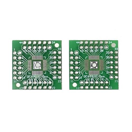 QFN48ピン to DIP48ピン /QFN44ピン DIP44ピン 両面対応 変換基盤 2枚セット : TECHSPACE - 通販 ...