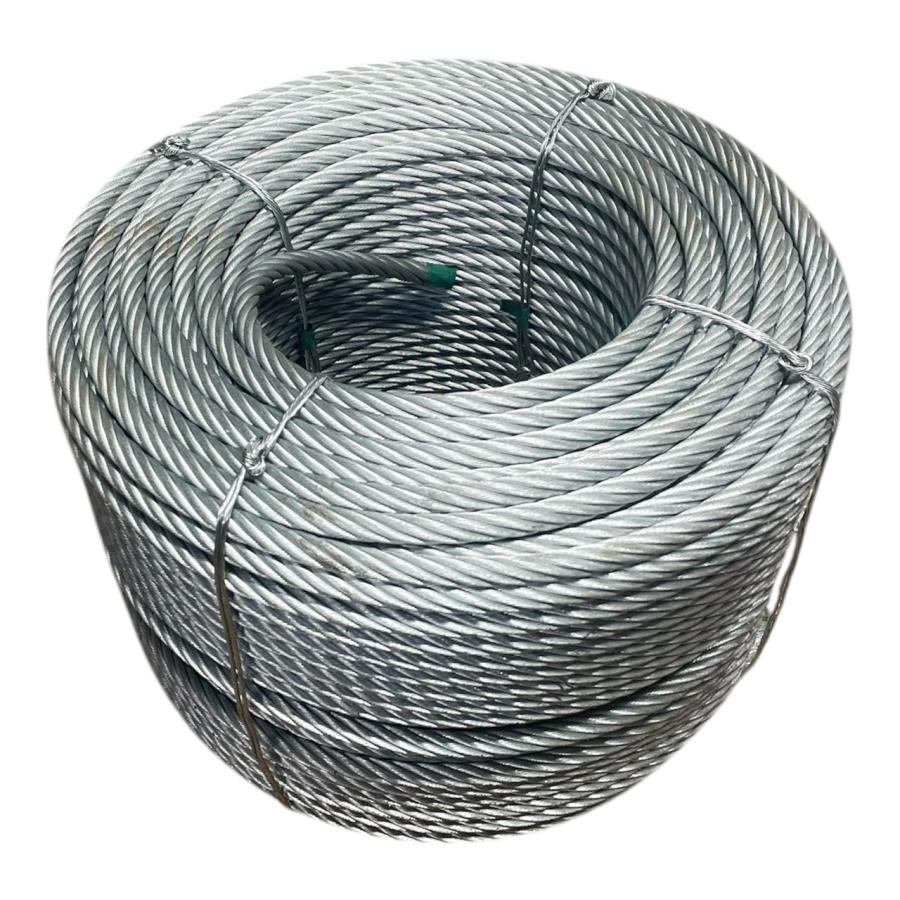 JIS規格品 ワイヤーロープ カット販売 1m〜200mまでOK 6×24 メッキ 16mm : テックツール - 通販 - Yahoo!ショッピング