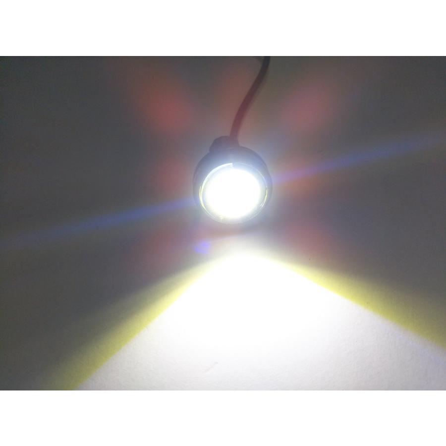 J'z court デイライト LED 防水 イーグルアイ 大玉 23mm 10個セット 12V 埋め込み ホワイト/ブラックボディー : Wonder-SHOP - 通販 - Yahoo ...