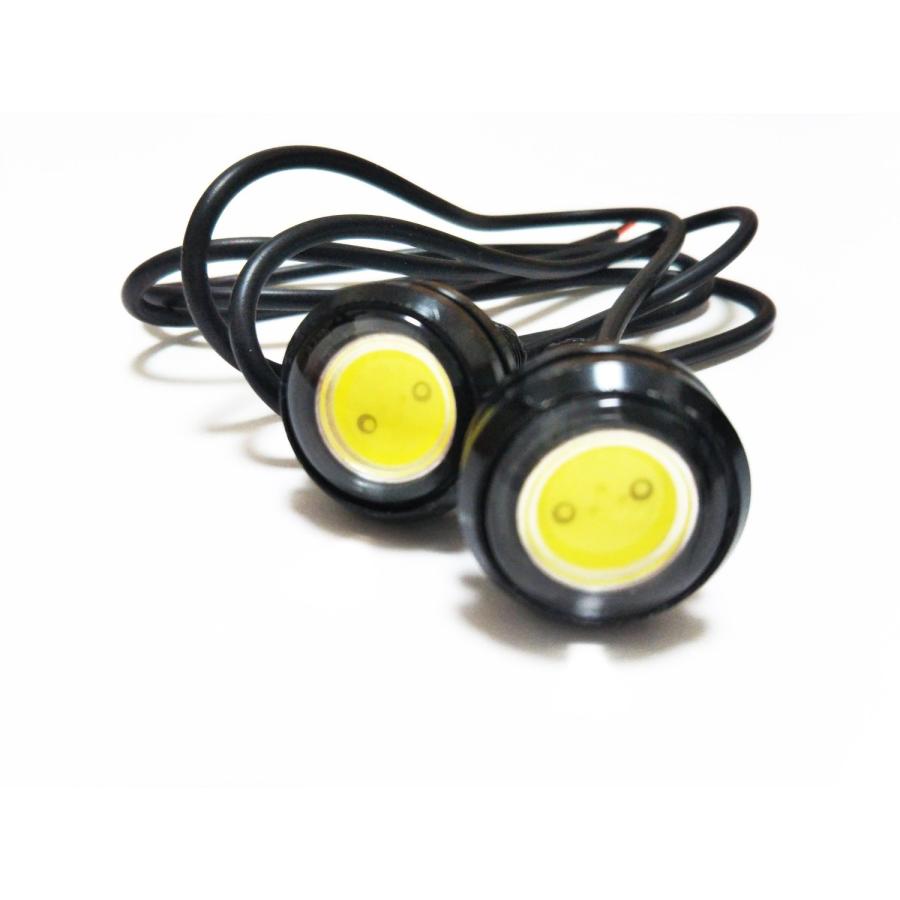 J'z court デイライト LED 防水 イーグルアイ 大玉 23mm 10個セット 12V 埋め込み ホワイト/ブラックボディー : Wonder-SHOP - 通販 - Yahoo ...