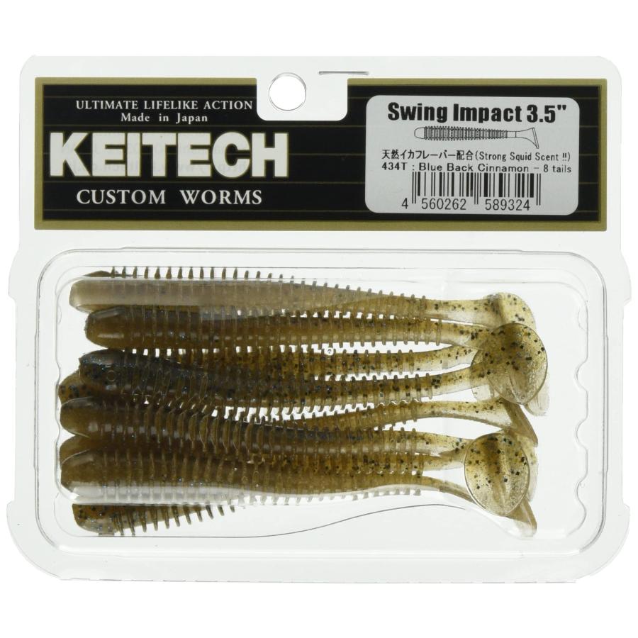 ケイテック Keitech スイングインパクト 4インチ #434 ブルーバックシナモン : Wonder-SHOP - 通販 - Yahoo!ショッピング