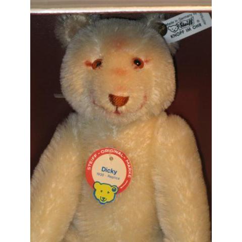 Steiff シュタイフ/Steiff★1992年限定★「レプリカ1930 ディッキーホワイト」★25cm : Replace テディベアショップ - 通販 - Yahoo!ショッピング