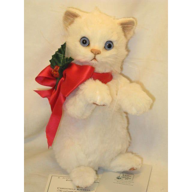 ★R John Wright★「HOLLY クリスマスの真っ白な仔猫」★ : Replace テディベアショップ - 通販 - Yahoo!ショッピング