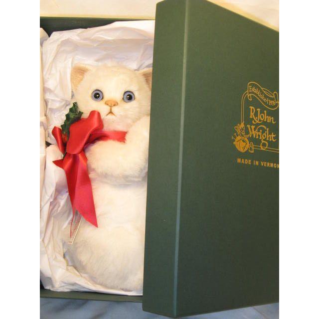 ★R John Wright★「HOLLY クリスマスの真っ白な仔猫」★ : Replace テディベアショップ - 通販 - Yahoo!ショッピング