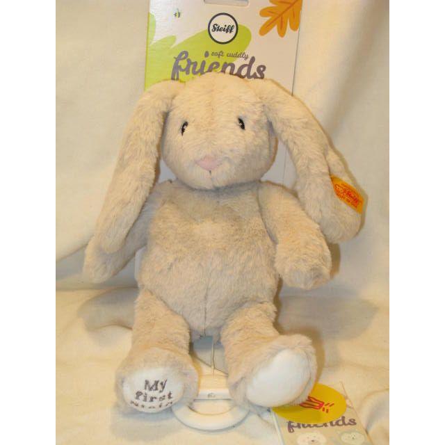 Steiff（シュタイフ） シュタイフ/Steiff♪「Hoppie オルゴールラビット」♪25cm♪マイ・ファースト・シュタイフ シリーズ : Replace テディベアショップ - 通販 ...