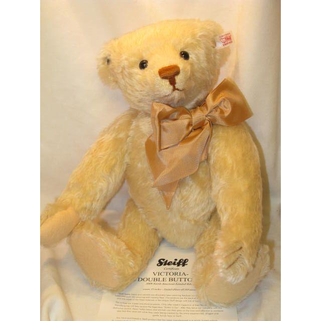 Steiff シュタイフ/Steiff★2009年USA限定★「VICTORIA ダブルボタンベア」★38cm : Replace テディベアショップ - 通販 - Yahoo!ショッピング