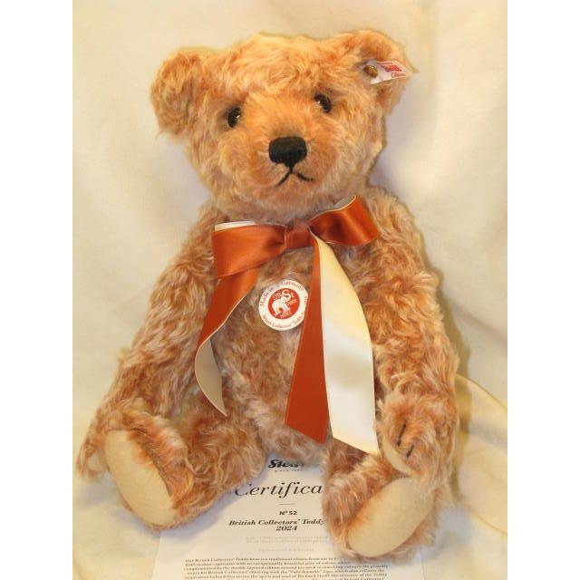 Steiff（シュタイフ） シュタイフ/Steiff★UK限定★「ブリティッシュコレクターズ・2024」★ハニー・オレンジのモヘア★★ : Replace テディベアショップ - 通販 ...