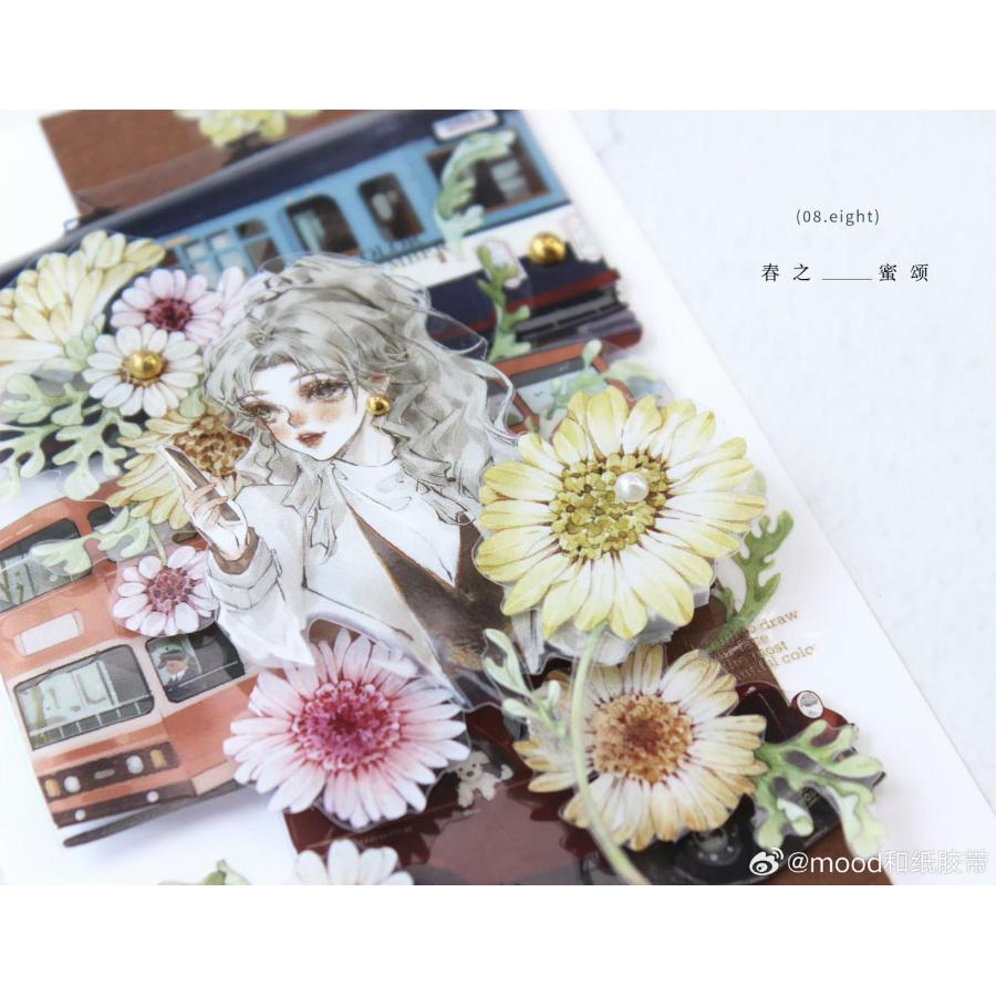 1765 moodtape PETテープ マスキングテープ【10m】コラージュ素材 装飾 海外マステ 海外作家 :TC1765:teddys closet - 通販 - Yahoo!ショッピング