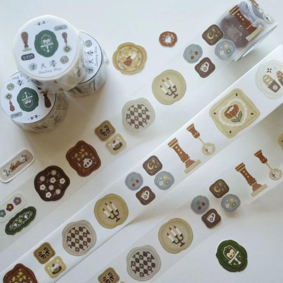 「2085」壹耳文創二号店 PETテープ マスキングテープ【5m】コラージュ素材 装飾 海外マステ 海外作家 : teddys closet - 通販 - Yahoo!ショッピング