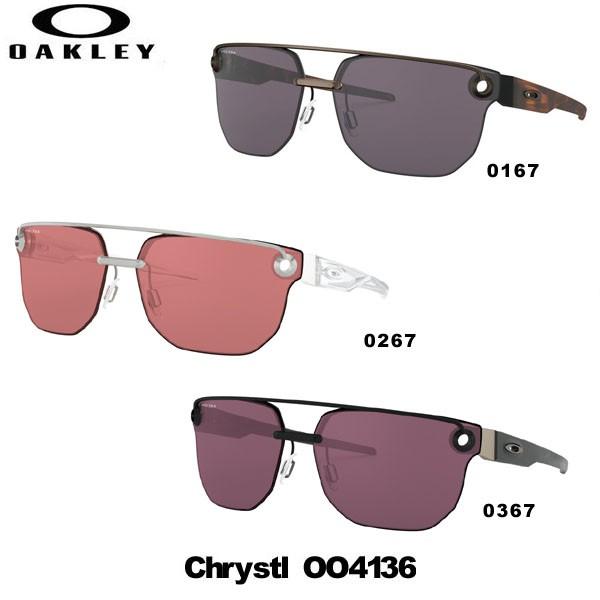 OAKLEY（オークリー） サングラス OO4136 CHRYSTL Prizm Gray 0167 0267 0367 爆買 : ティー ...