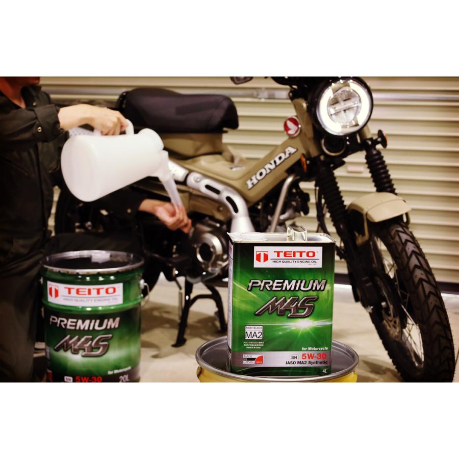 TEITO 45735128102844Lオイルの2本セットM4S バイク エンジンオイル 5W-30 4L 100%化学合成油 MA2規格適合 : TEITO EXPRESS - 通販 ...