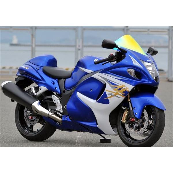 アクリポイント 4580423291415 品番:170101 SUZUKI 08-18GSX1300隼ミラースクリーン 外装 シールド風防 ...