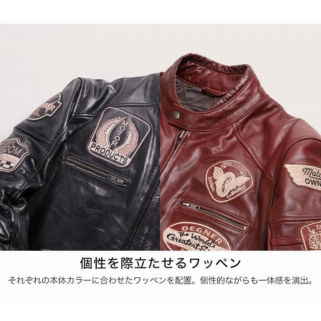 デグナー DEGNER 19WJ-24 レザージャケット ブラック、ブラウン M, L, XL : dg-19wj-24-mu : 八百万堂 - 通販 - Yahoo!ショッピング