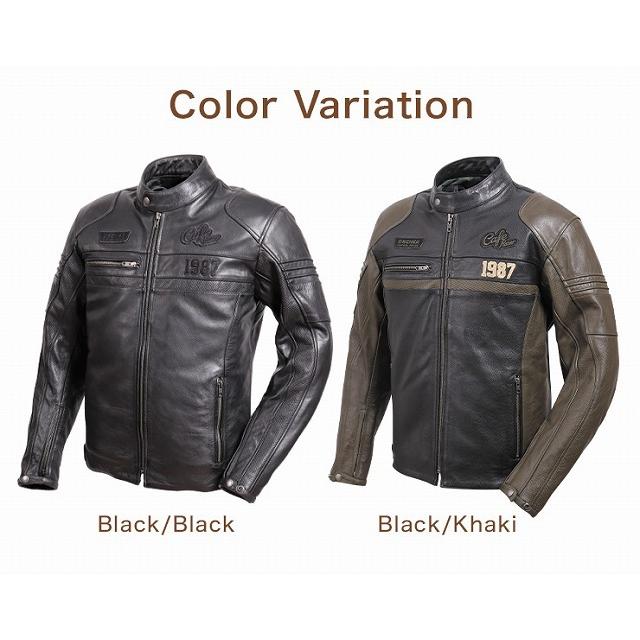 デグナー DEGNER 20WJ-2 レザー ジャケット M, L, XL ブラック/ブラック、ブラック/カーキ : dg-20wj-2-mu : 八百万堂 - 通販 - Yahoo!ショッピング
