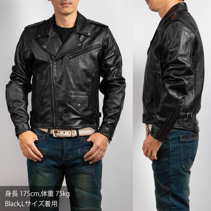 DEGNER デグナー 24WJ-4 レザージャケット ブラック : 八百万堂 - 通販 - Yahoo!ショッピング