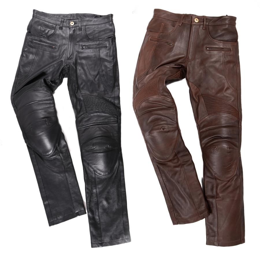 DEGNER デグナー DP-28 メンズカップ付レザーパンツ : 八百万堂 - 通販 - Yahoo!ショッピング