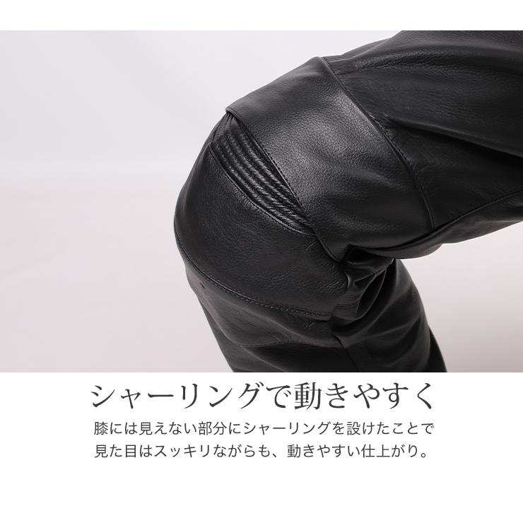 DEGNER デグナー DP-34 メンズレザーパンツ ブラック : 八百万堂 - 通販 - Yahoo!ショッピング