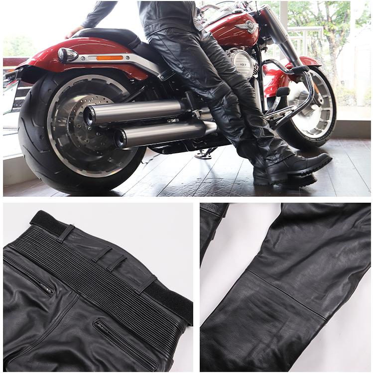 DEGNER デグナー DP-34 メンズレザーパンツ ブラック : 八百万堂 - 通販 - Yahoo!ショッピング