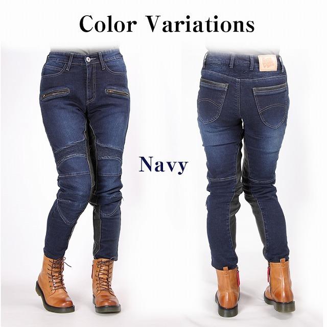 デグナー DEGNER FRP-27 レディース カップ付きデニムパンツ ネイビー・ブラック XS・S・M・L : dg-frp-27-mu : 八百万堂 - 通販 - Yahoo!ショッピング