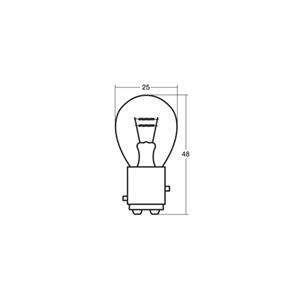 スタンレー 4907894112641 A4879 12V23/8W S25 BAY15d 10個入り 電球 : oka ...