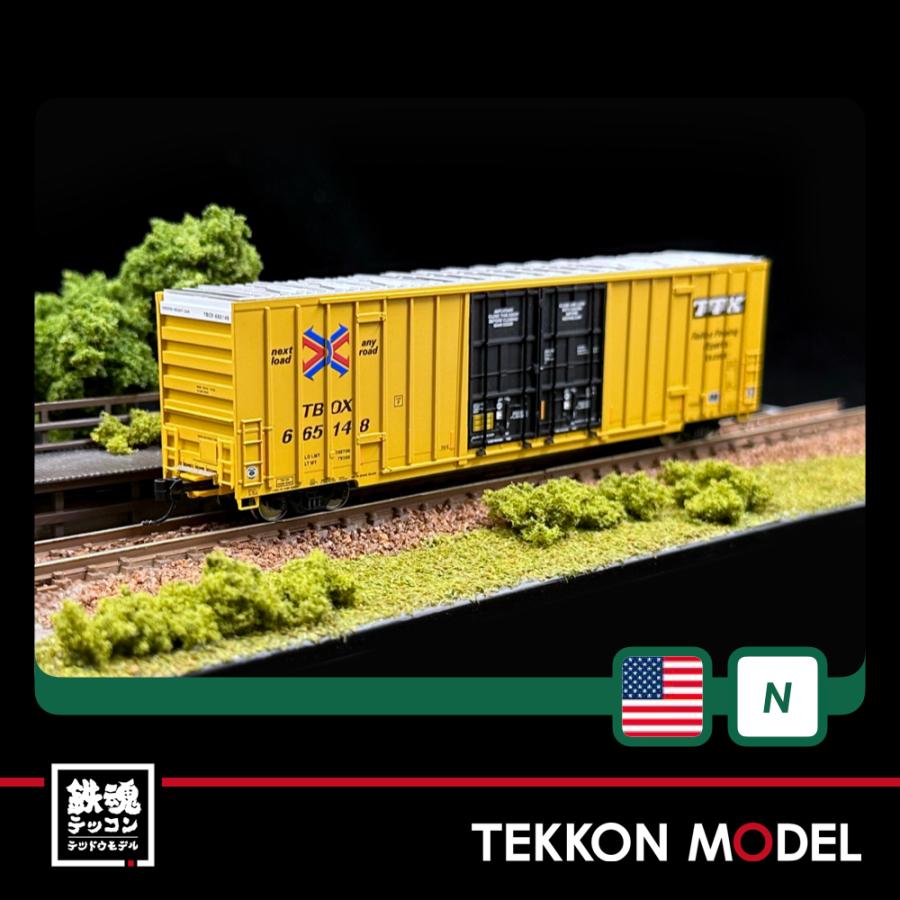Nゲージ マイクロトレインズ 0312353011 (N)60ft ボックスカーTTX #665148 在庫品 : 鉄魂模型 - 通販 - Yahoo!ショッピング