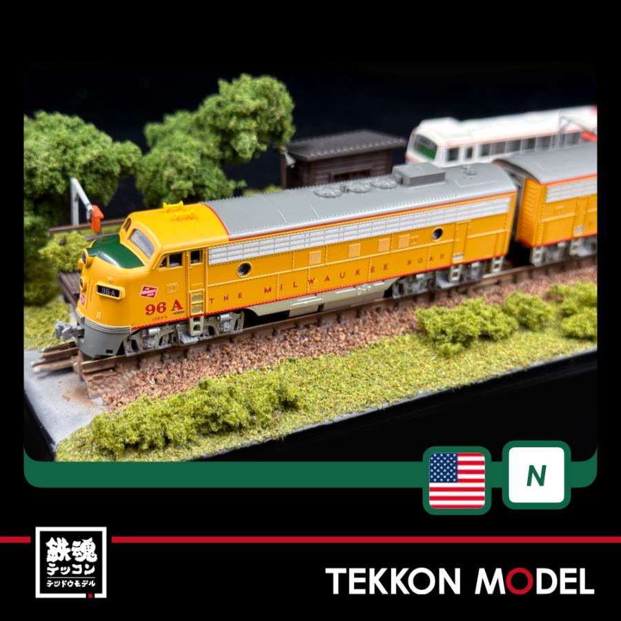 カトー（KATO） Nゲージ KATO USA 106-0432 FP7A+F7B ミルウォーキー・ロード Post 1955 Scheme ...