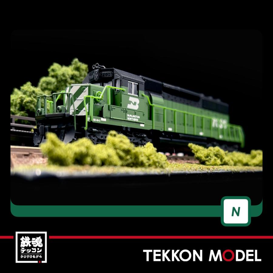 カトー Nゲージ KATO USA 176-4961 EMD SD40-2 Mid Cab Headlight BN Standard ...