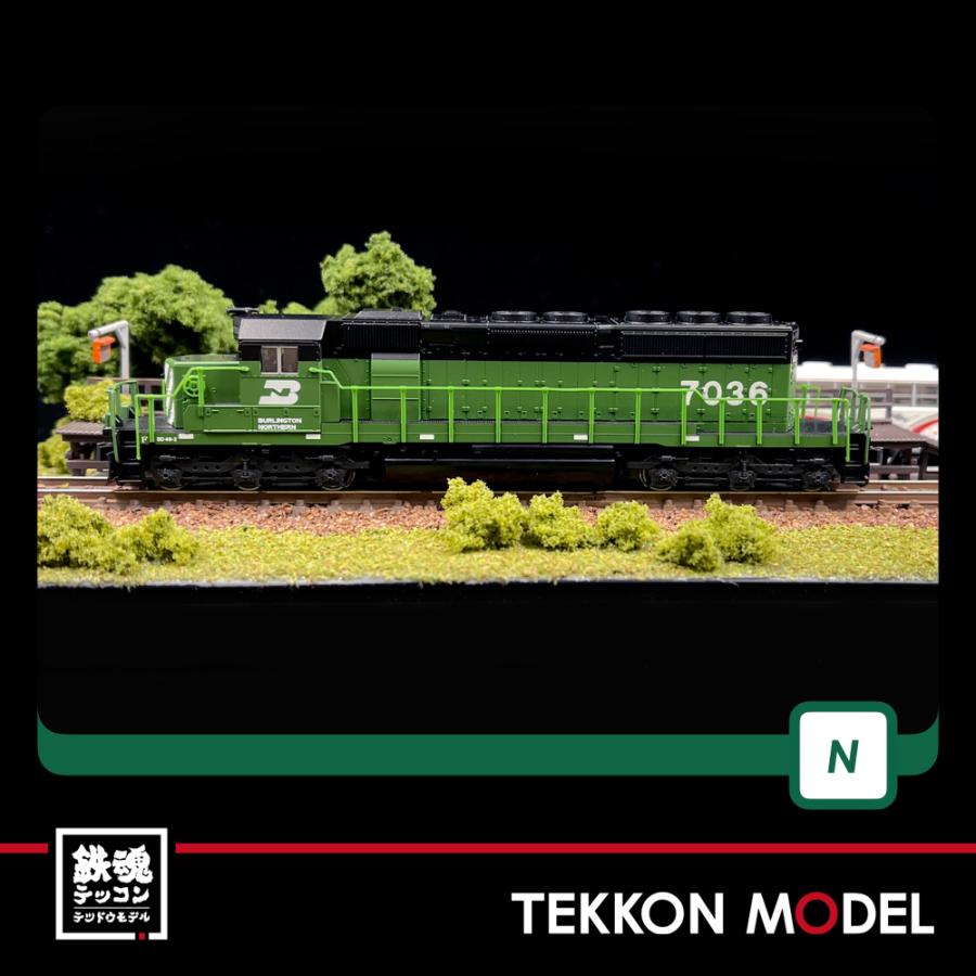 カトー Nゲージ KATO USA 176-4961 EMD SD40-2 Mid Cab Headlight BN Standard ...