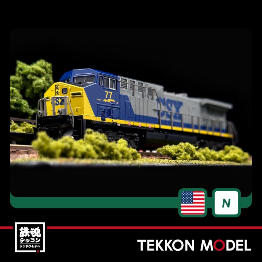 カトー Nゲージ KATO USA 176-7043 (N)GE AC4400CW CSX #77 在庫品 : 鉄魂模型 - 通販 - Yahoo!ショッピング