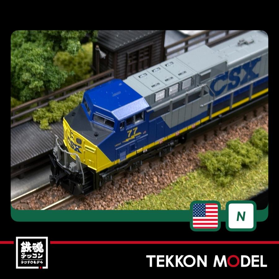 カトー Nゲージ KATO USA 176-7043 (N)GE AC4400CW CSX #77 在庫品 : 鉄魂模型 - 通販 - Yahoo!ショッピング