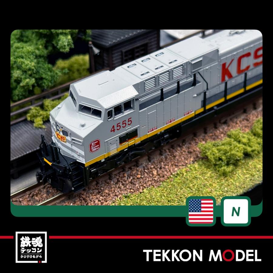 カトー Nゲージ KATO USA 176-7046 (N)GE AC4400CW KCS de Mexico #4555 在庫品 : 鉄魂模型 - 通販 - Yahoo!ショッピング