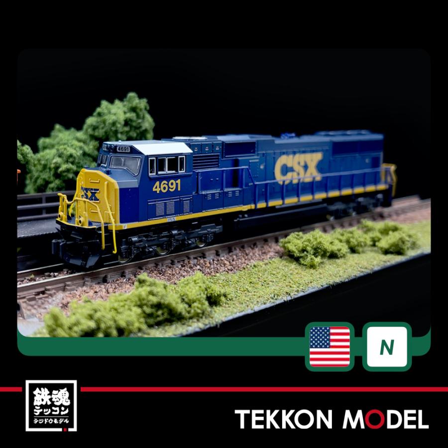 カトー Nゲージ KATO USA 176-7609 EMD SD70M フラットラジエーター CSX #4691 在庫品 : 鉄魂模型 ...