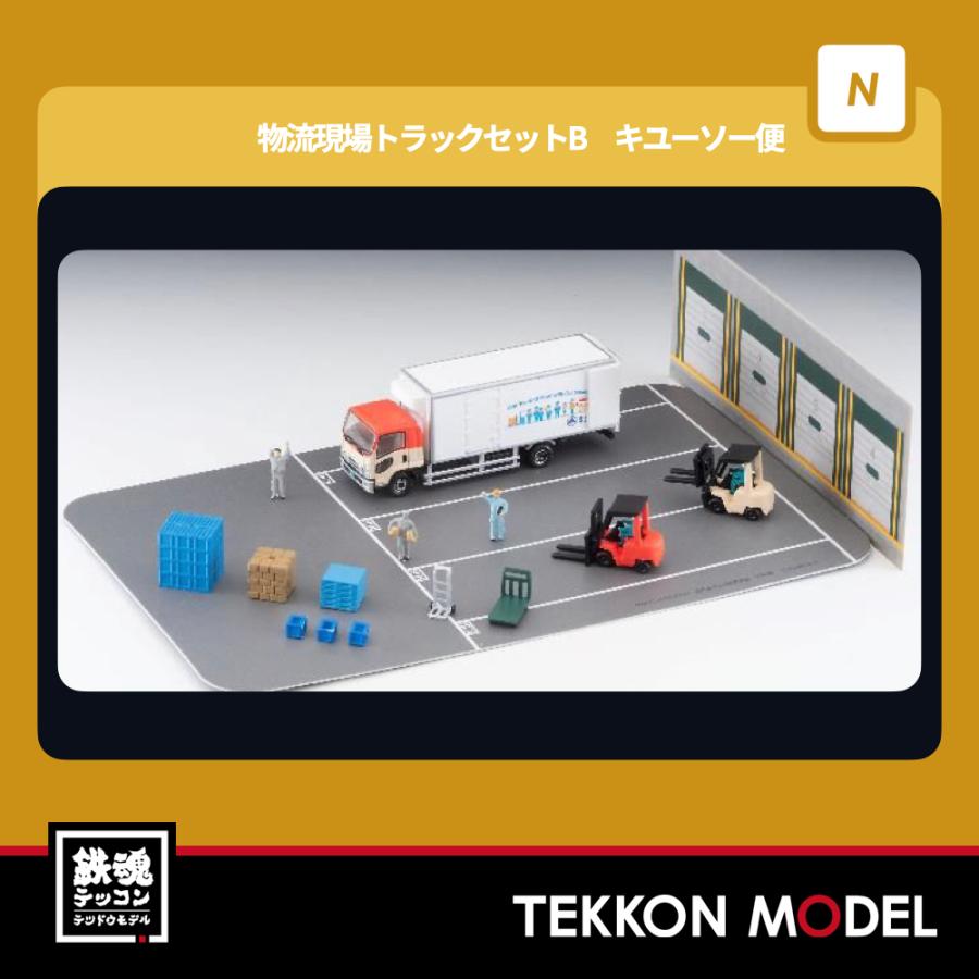 トミックス Nゲージ TOMYTEC 329619 トラックコレクション 物流現場トラックセットB キユーソー便 : 鉄魂模型 - 通販 - Yahoo!ショッピング