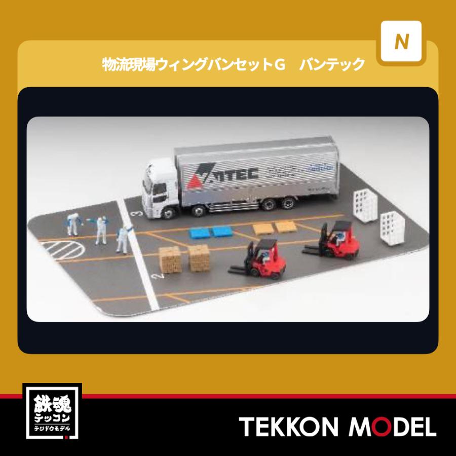 Nゲージ TOMYTEC 333425 トラックコレクション 物流現場ウィングバンセットG バンテック 2024年11月販売 :333425 ...
