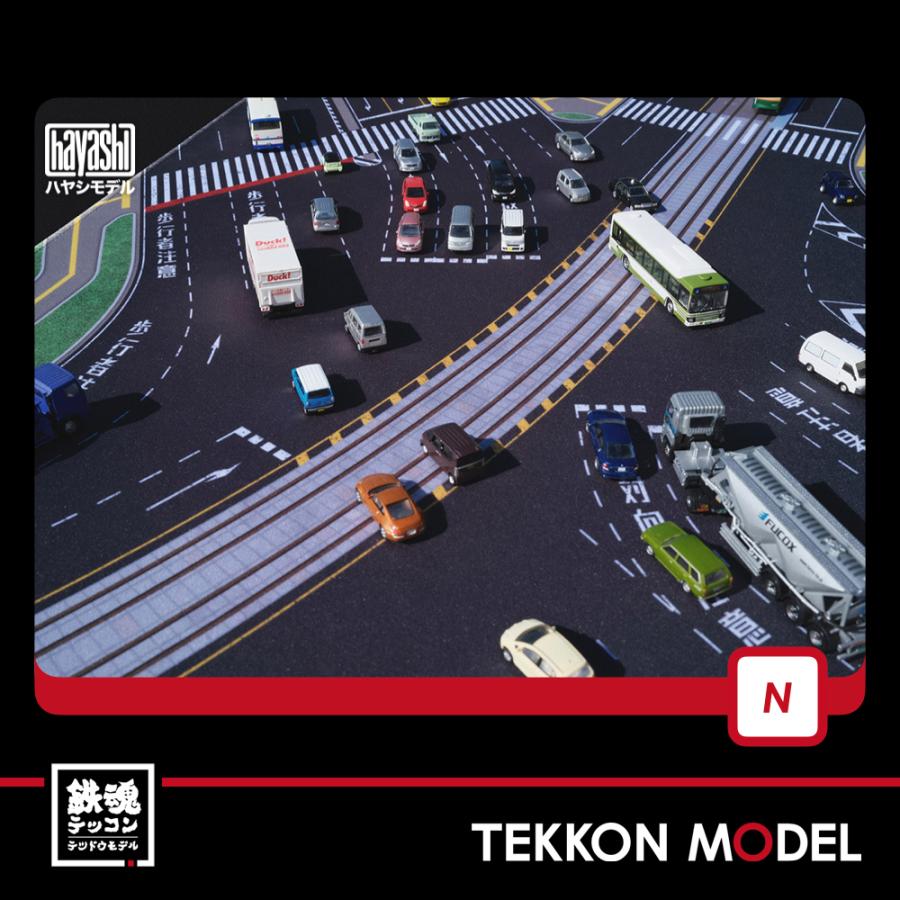 Nゲージ TEKKONMODEL HAYASHI MP03 マウスパッド 交差点仕様 在庫品 : mp03 : 鉄魂模型 - 通販 ...