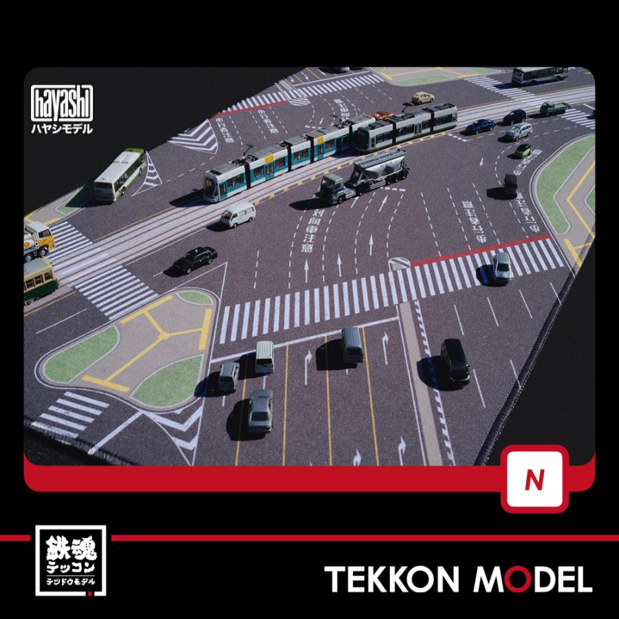 Nゲージ TEKKONMODEL HAYASHI MP03 マウスパッド 交差点仕様 在庫品 : mp03 : 鉄魂模型 - 通販 ...