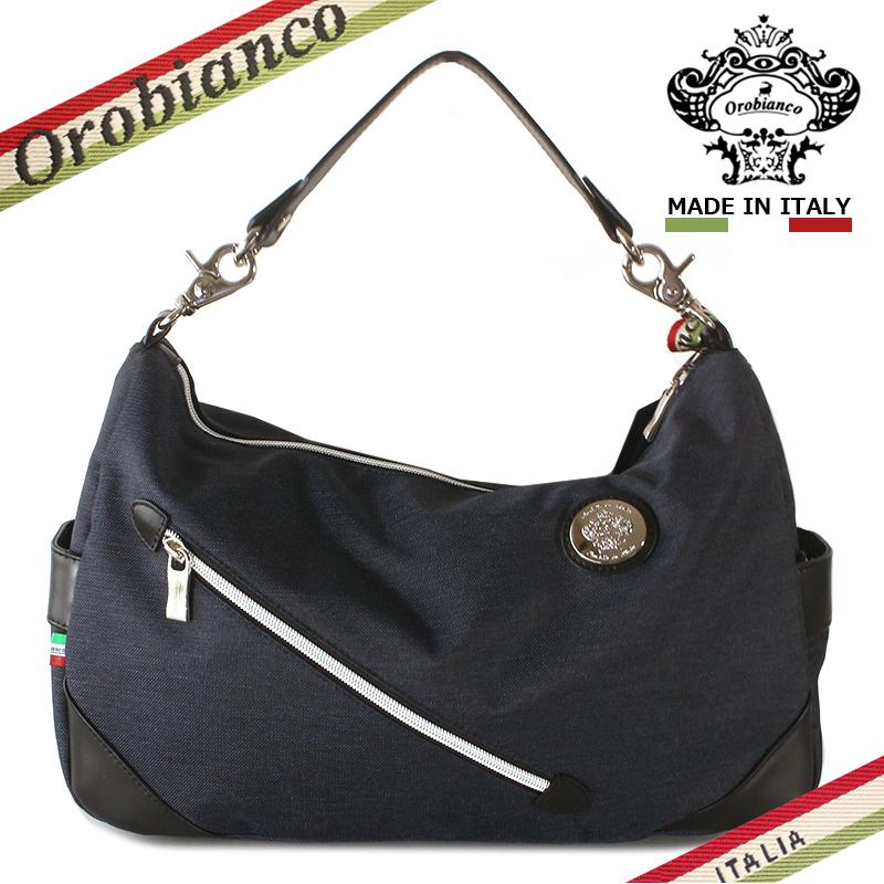 Orobianco オロビアンコ ショルダーバッグ SILVESTRA シルベストラ メンズ ユニセックス 斜め掛け 2WAY カジュアル 革 ブランド JEANS ジーンズ調/レザー 通勤用 ...