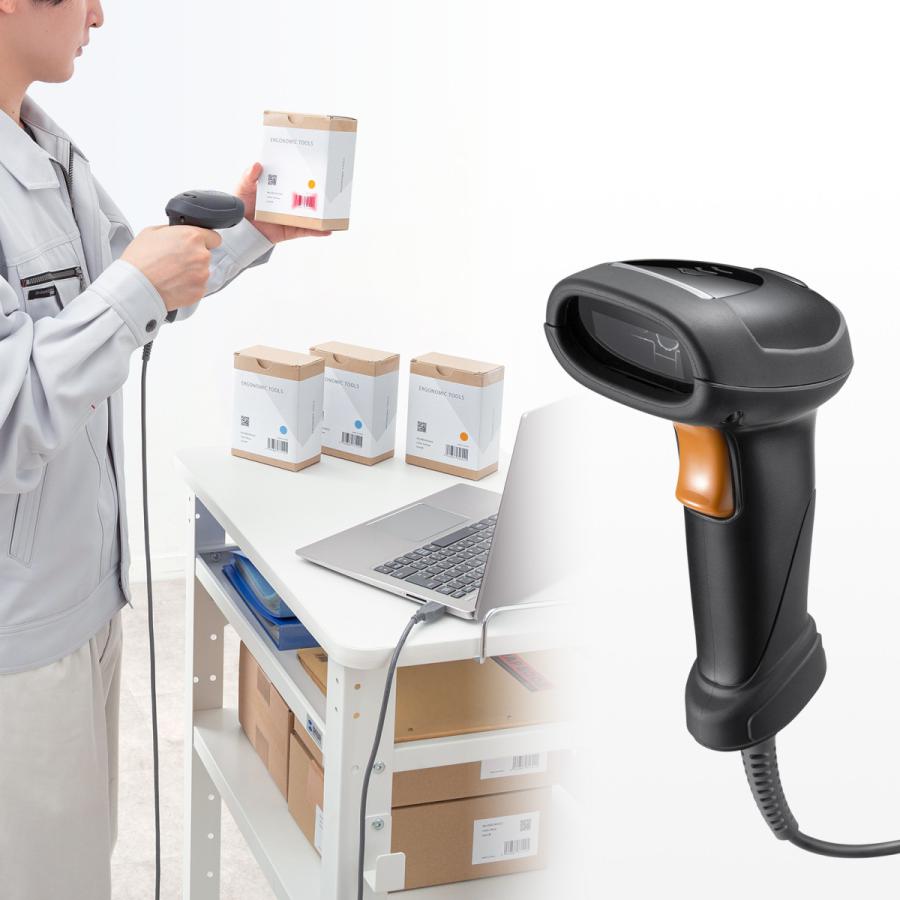 SANWA SUPPLY（サンワサプライ） 2次元バーコードリーダー(照合機能