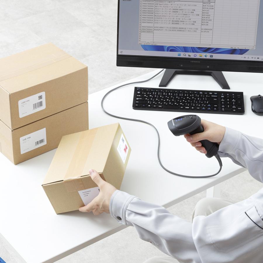 SANWA SUPPLY（サンワサプライ） 2次元バーコードリーダー(照合機能