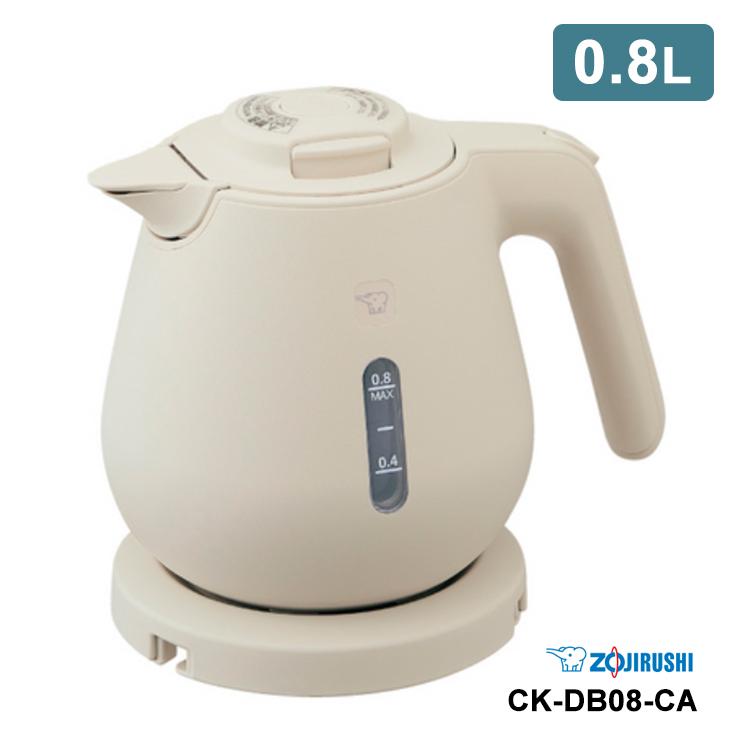 象印 【特価セール】 電気ケトル 0.8L ベージュ ZOJIRUSHI (象印マホービン) CK-DB08-CA★ : あっと!テラフィ ヤフー店 - 通販 - Yahoo!ショッピング