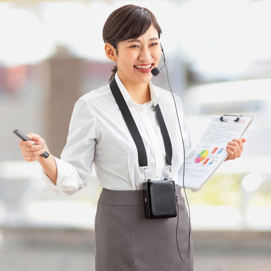 SANWA SUPPLY ハンズフリー拡声器スピーカー (サンワサプライ) MM-SPAMP9 : あっと!テラフィ ヤフー店 - 通販 - Yahoo!ショッピング