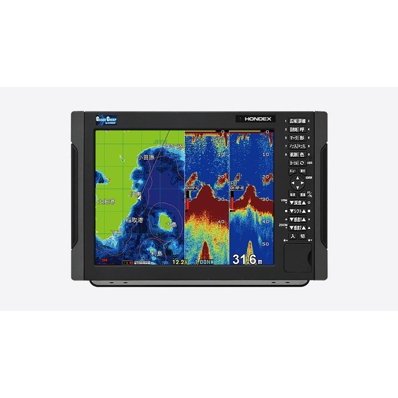 HONDEX（ホンデックス） 『送料無料』 HONDEX HDX-12C 12.1型液晶プロッターデジタル魚探 『GPS外付仕様』『出力/振動 ...