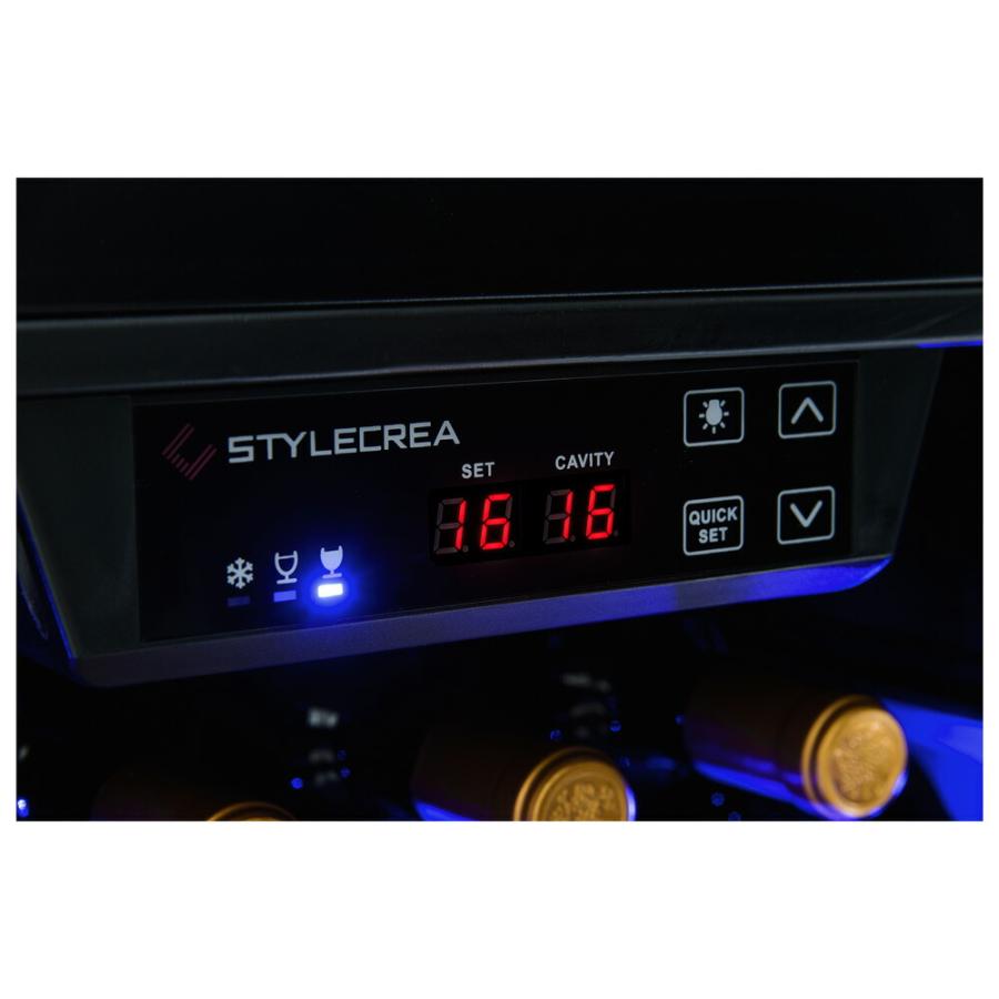 『開梱設置付送料無料』STYLECREA スタイルクレア ワインセラー SC-76 収納本数約76本 :SC76:テルショップ・ジャパン ...