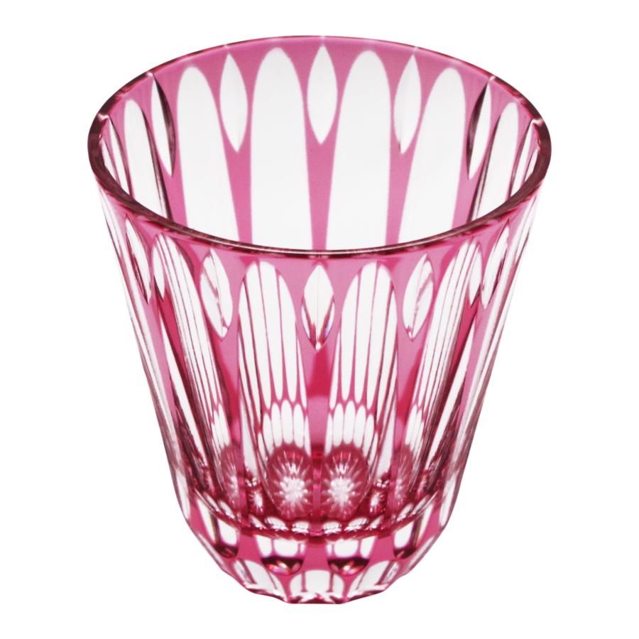 天満切子 フリーグラス 24％ 雫（しずく） 約160ml レッドクリスタルガラス 切子グラス : 天満切子 株式会社 - 通販 - Yahoo!ショッピング