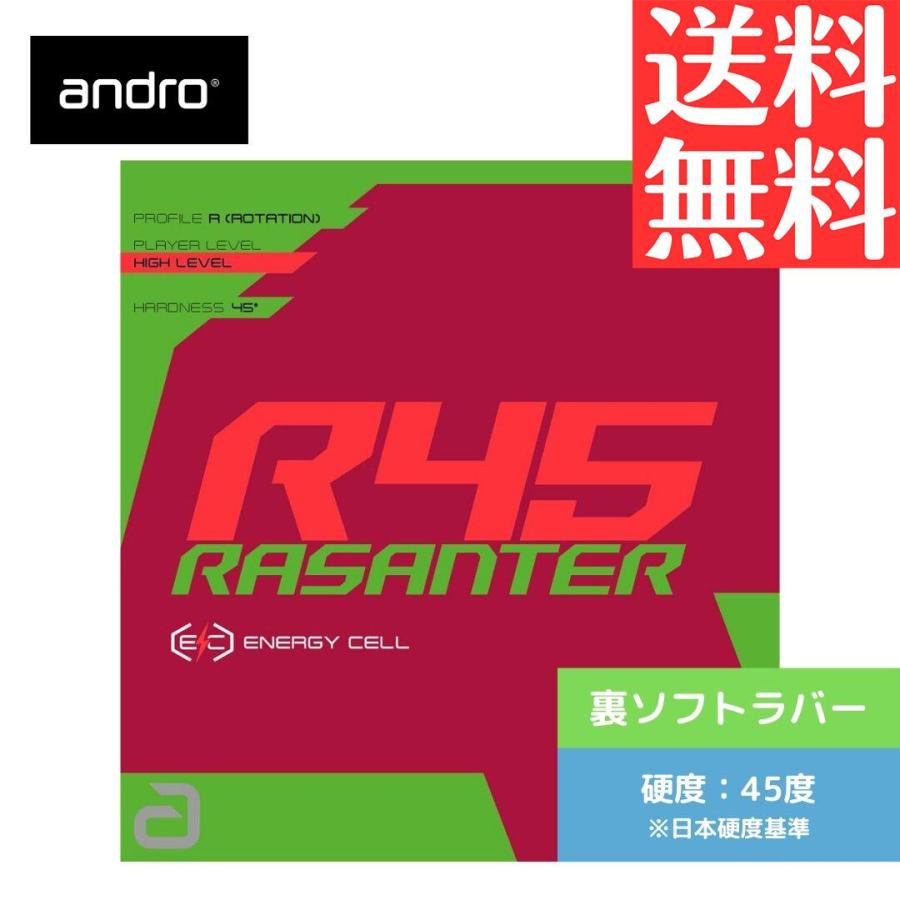 andro 卓球ラバー ラザンター R45 110021093-BK : 卓球用品専門店 TENALLテンオール ヤフー店 - 通販 - Yahoo!ショッピング