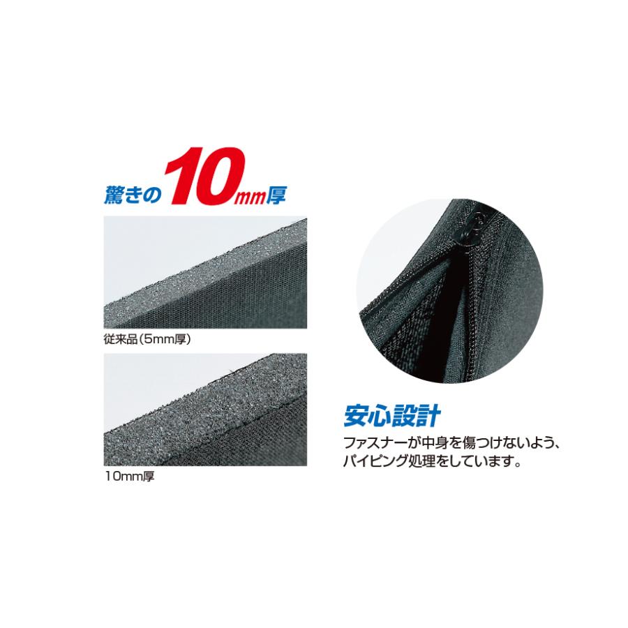 セキセイ セキセイ AZ-1355 超厚クッションケース （PDA、アダプタ等） ブラック : オフィス用品の販売 てんぶん - 通販 ...